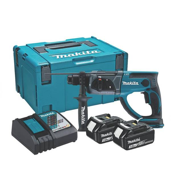 Makita Akumulatorowa młotowiertarka DHR202 18V BL Li-Ion 2 x 3,0Ah ...